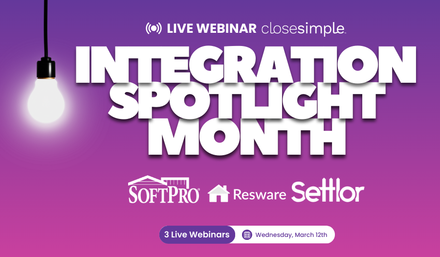 March Title Production Software Integration Webinar Series
